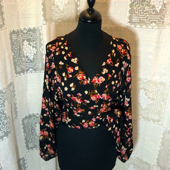 A.L.C. | Tops | Nwt Alc Crop Top Silk Blouse Size 2 | Poshmark